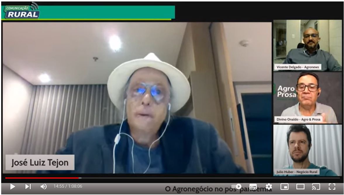 O Agro é uma atividade de relações humanas, diz Tejon em Podcast ao ...